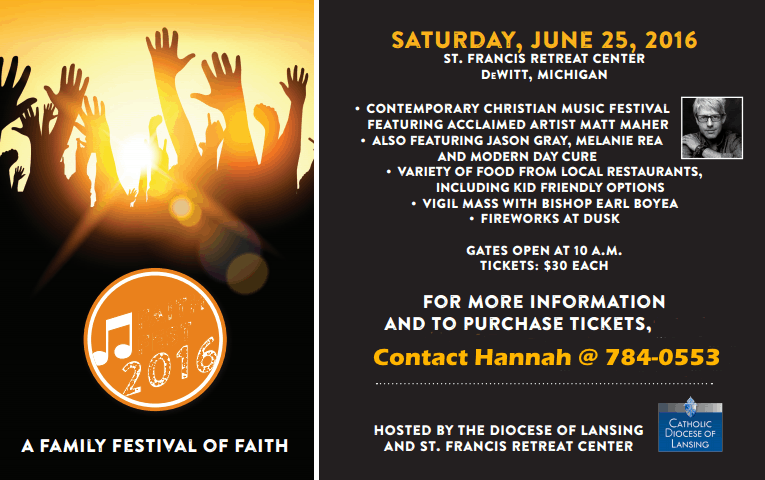 FaithFest Summer Festival – St. John the Evangelist Catholic Parish