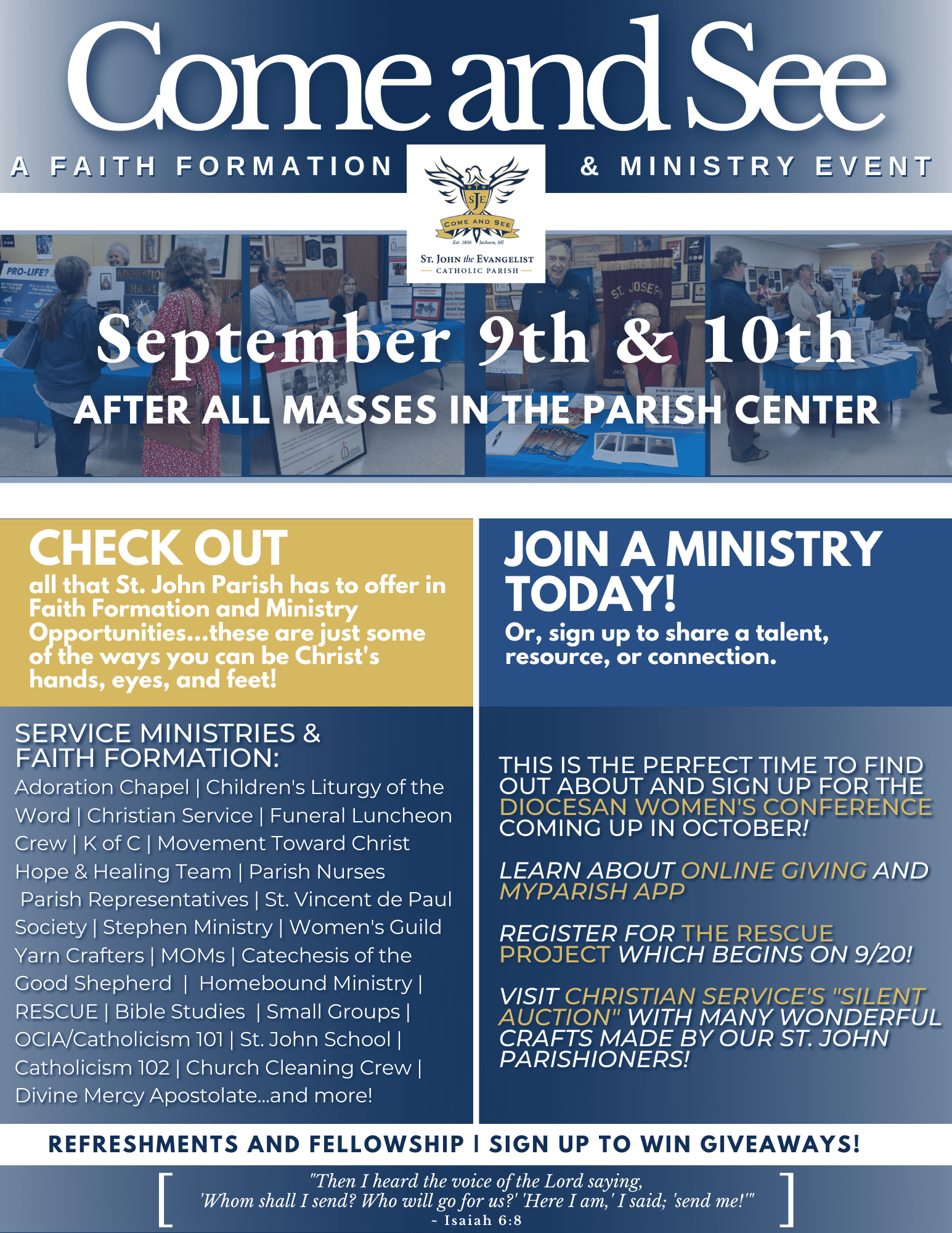 We Invite You to Come and See! 9/10/23 – St. John the Evangelist ...