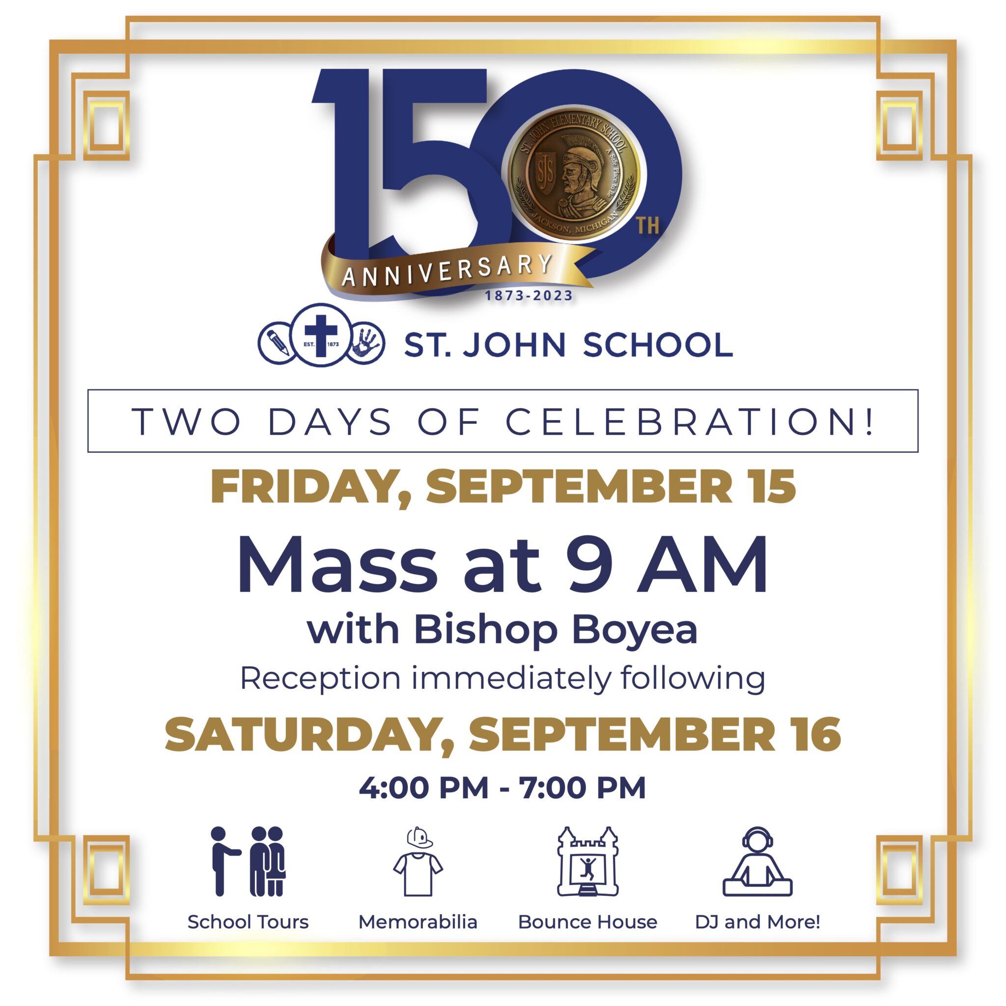 Celebrating 150 Years of St. John School! – St. John the Evangelist ...