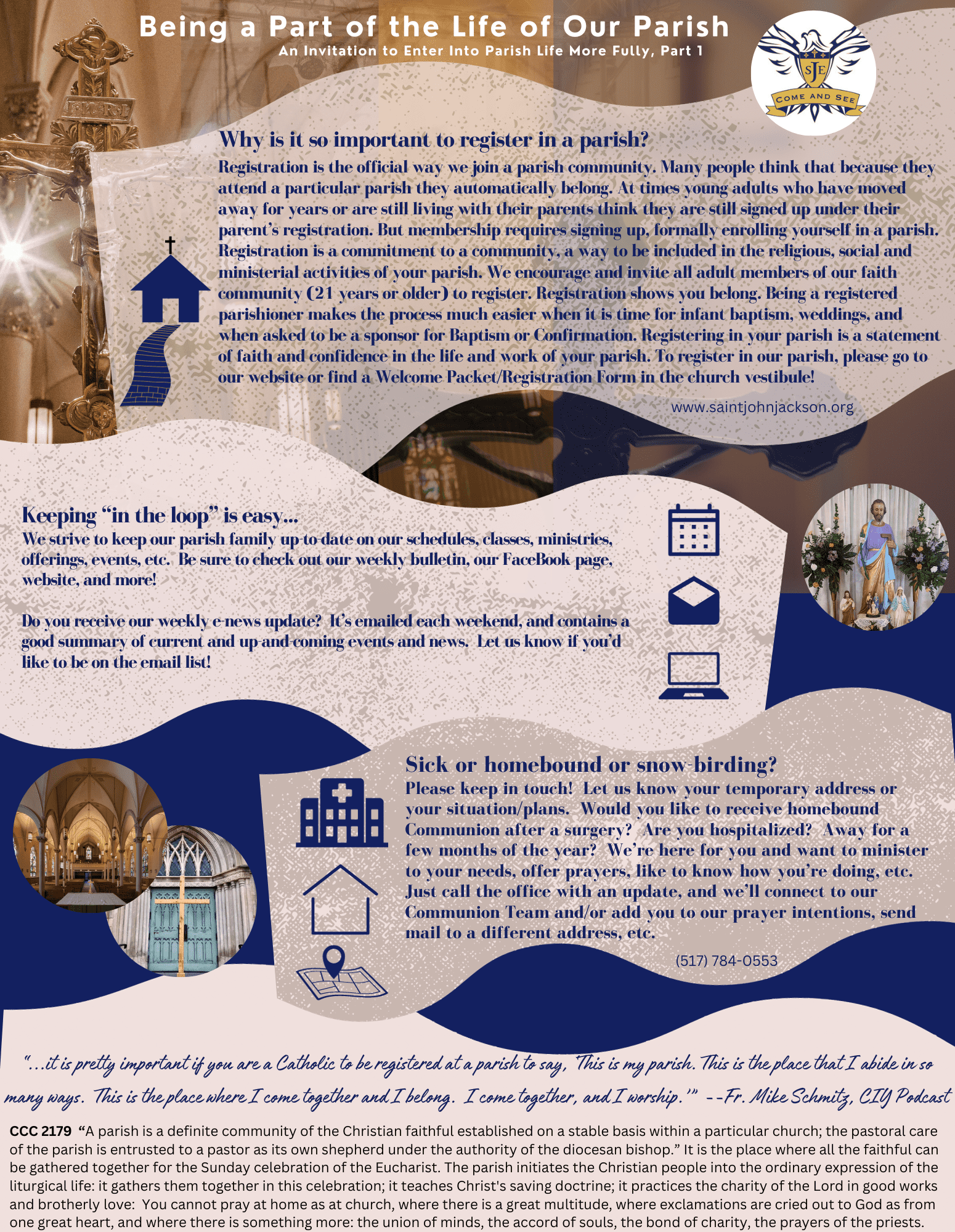 Parish Life Update, 10/15/23 – St. John the Evangelist Catholic Parish