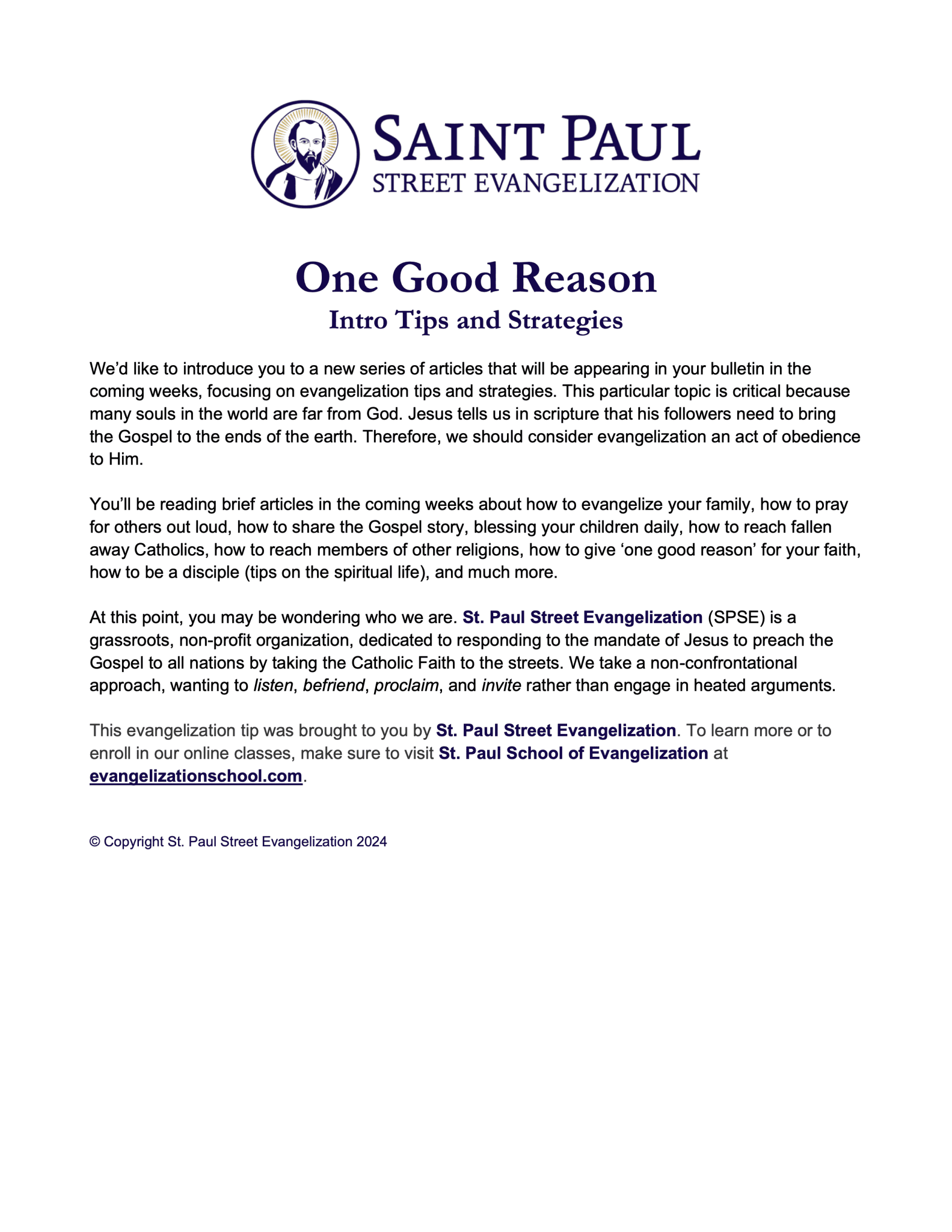 From the Desk of Shayne Slough, Director of Parish Life – 1/19/25 – St ...